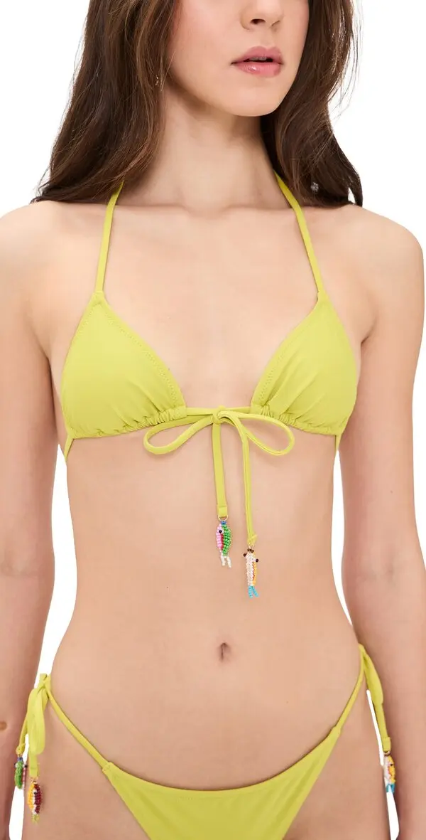 Solid & Striped The Iris Bikini Top - Guava