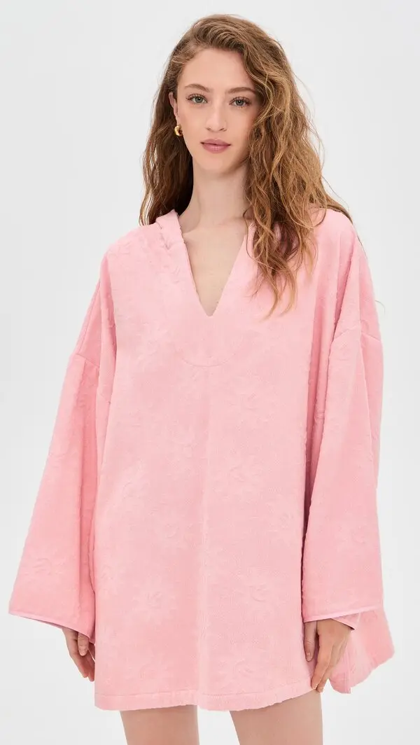 Hunza G Sunny Terry Cloth Poncho