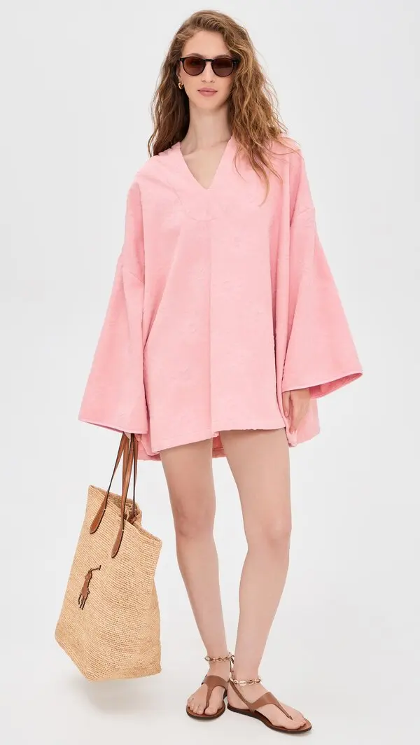 Hunza G Sunny Terry Cloth Poncho
