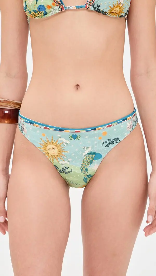 Agua Bendita Ilu Reversible Solstice Bikini Bottoms