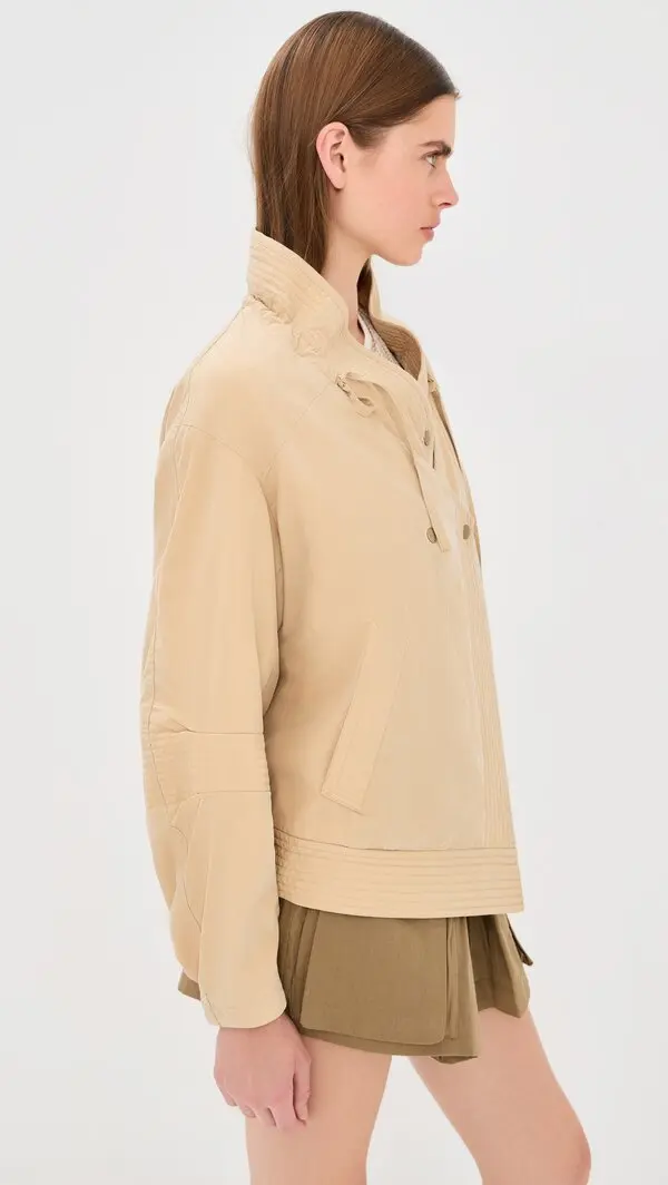 Isabel Marant Étoile Theresa Quilted Jacket - Desert