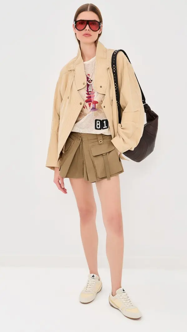 Isabel Marant Étoile Theresa Quilted Jacket - Desert