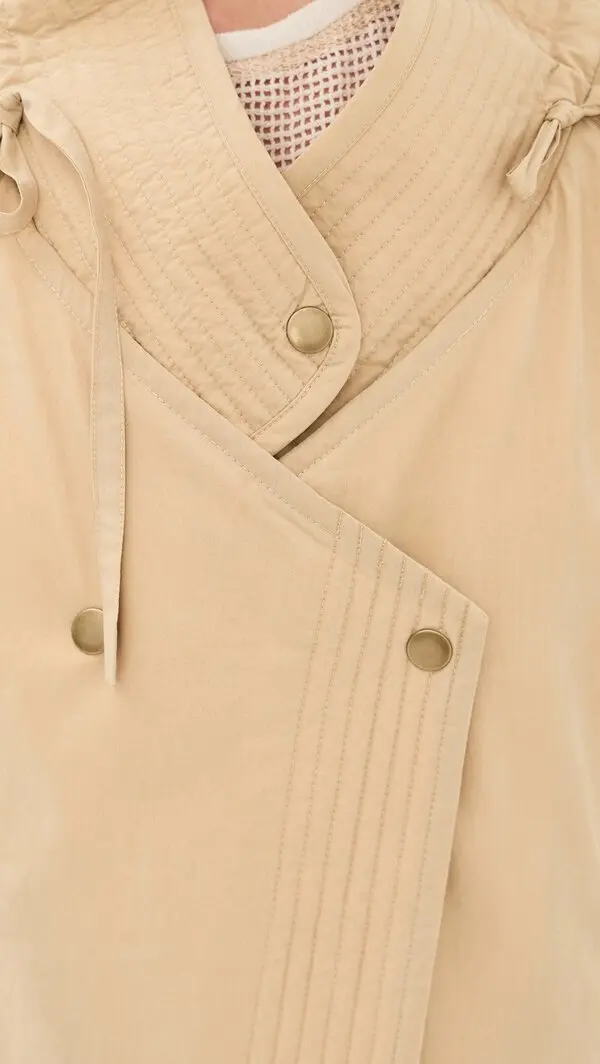 Isabel Marant Étoile Theresa Quilted Jacket - Desert
