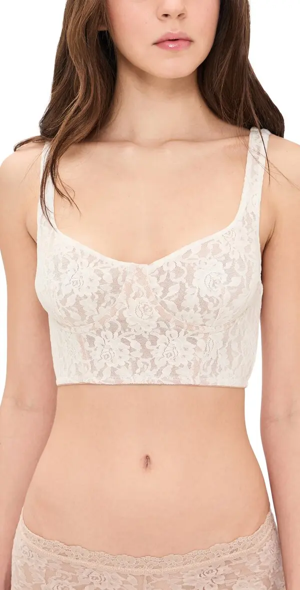 Hanky Panky Underwire Cropped Camisole - Marshmallow