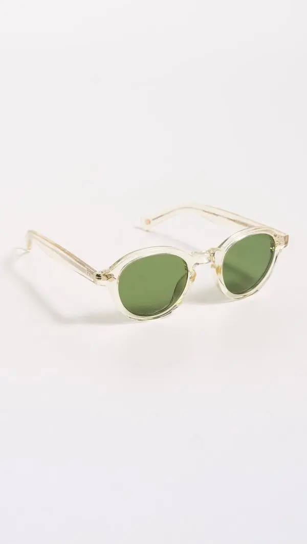Garrett Leight Flipper Round Frame Sunglasses - Pg/sfpgn