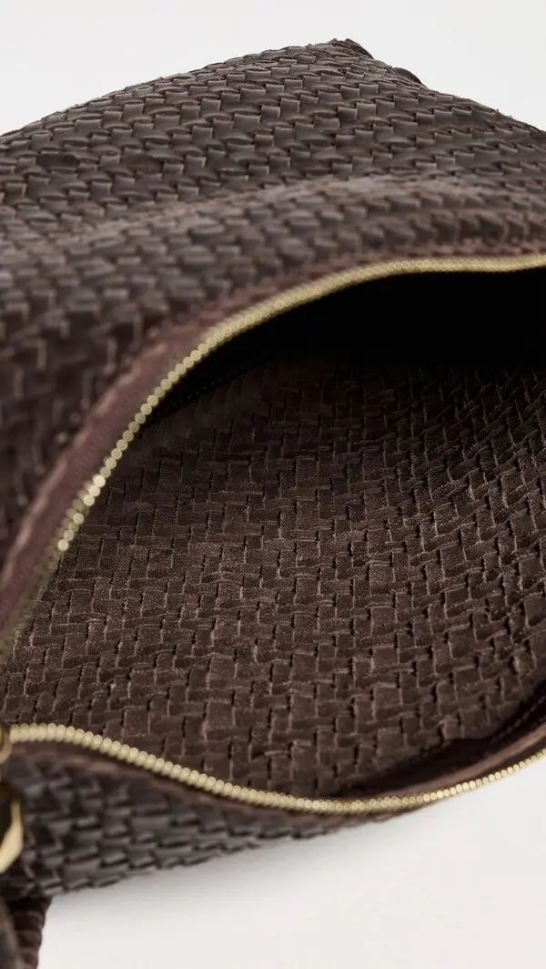 Madewell The Signature Woven Collection Shoulder Bag - Coffee Bean