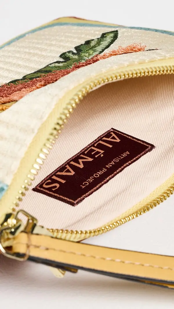 ALEMAIS Mokshini Monkey Embroidered Clutch