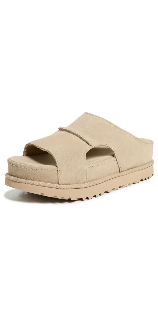 UGG Goldenstar Hi Cutout Slide - Sand