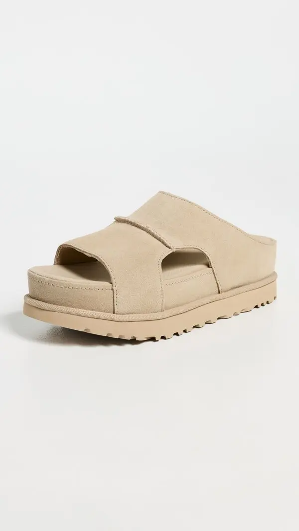 UGG Goldenstar Hi Cutout Slide - Sand
