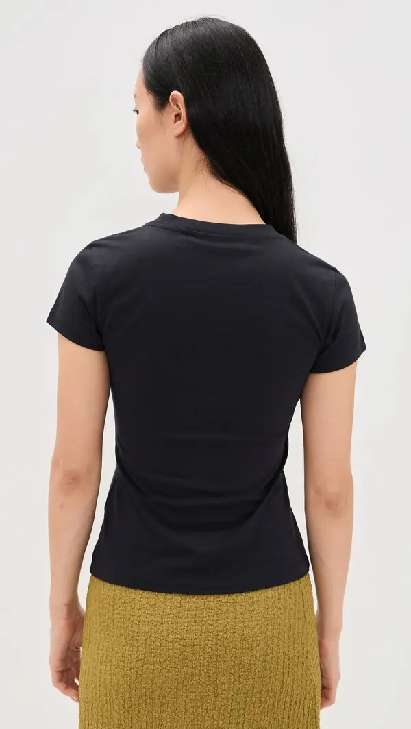 GANNI Crochet Patch Tee