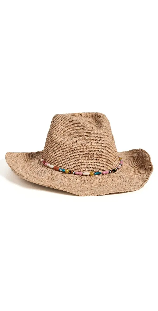 Hat Attack Millie Continental Hat - Natural/multi