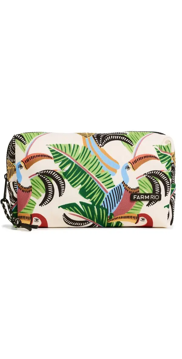 Farm Rio Toucan With Foliage Big Pouch