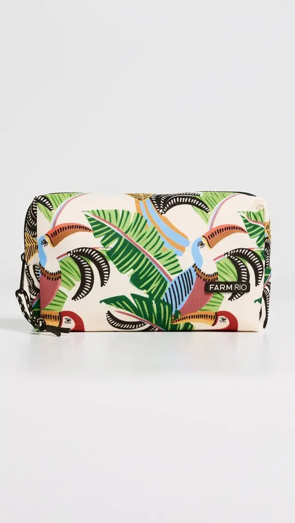 Farm Rio Toucan With Foliage Big Pouch