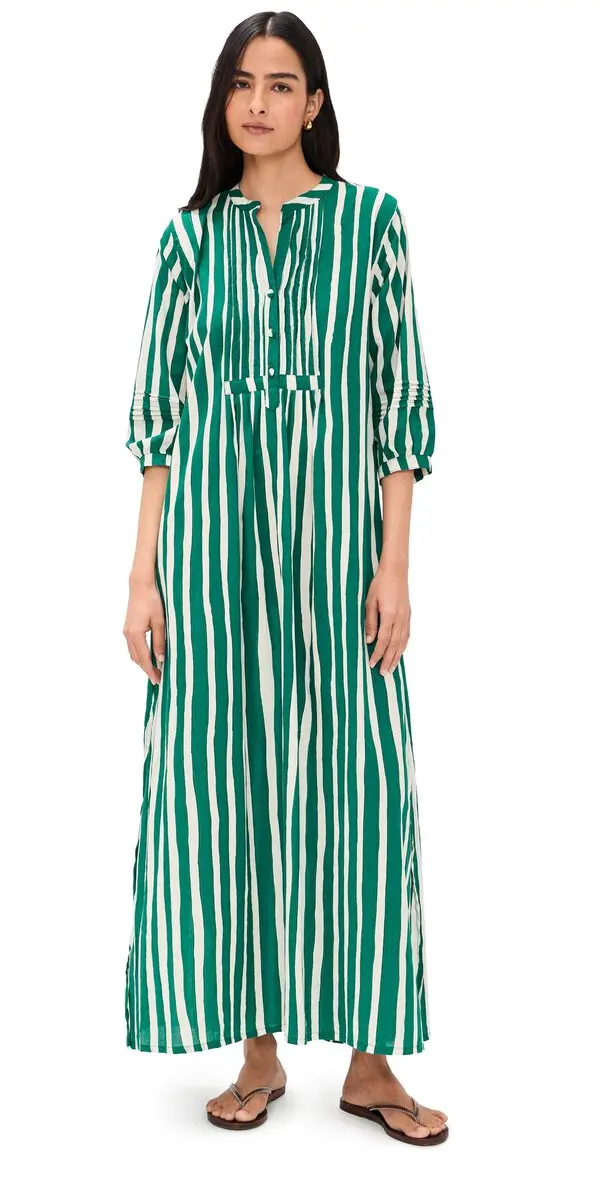 Natalie Martin Sammie Maxi Dress - Batik Stripe Lawn