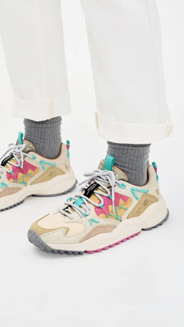 FLOWER MOUNTAIN Yamabushi Sneakers - Vanilla Pink