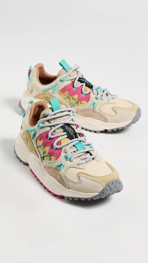FLOWER MOUNTAIN Yamabushi Sneakers - Vanilla Pink