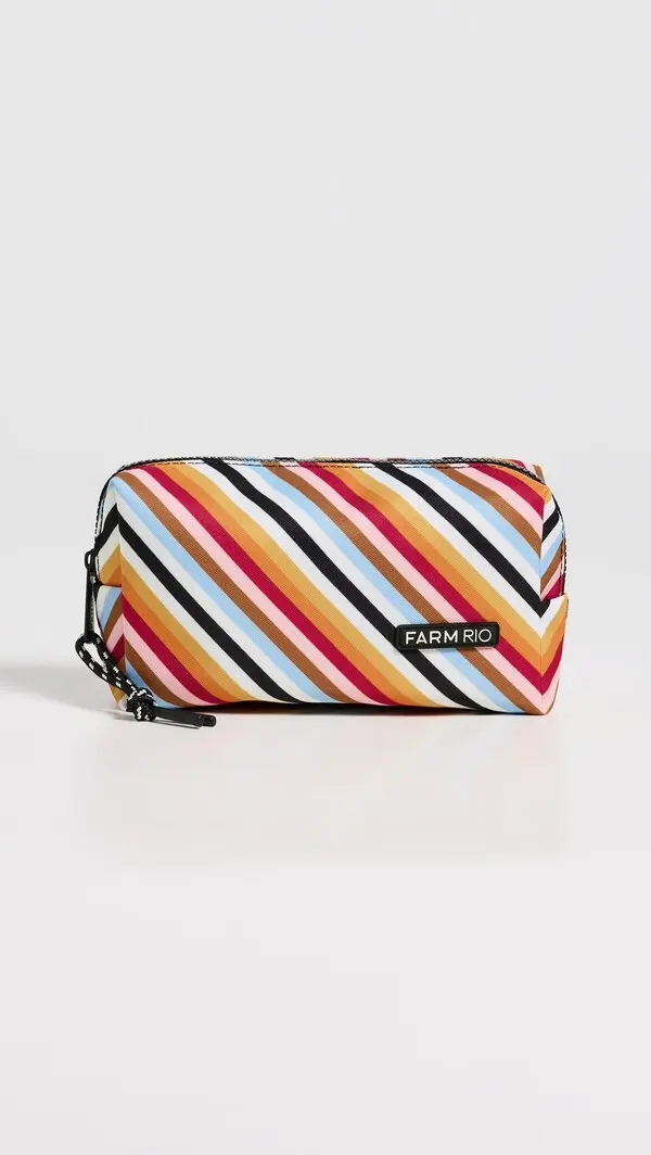 Farm Rio Striped Pouch