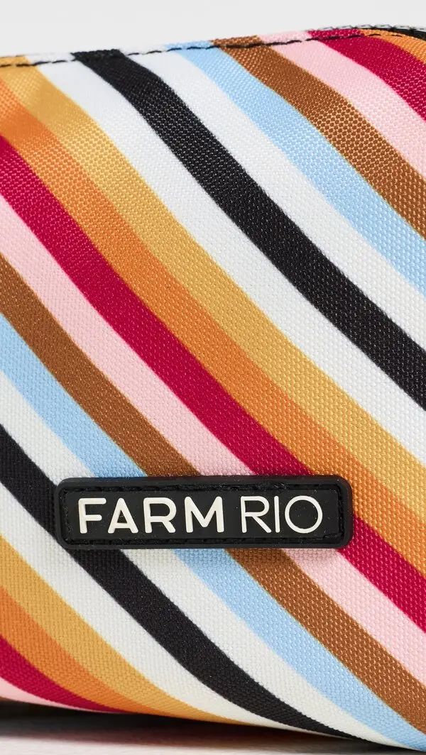 Farm Rio Striped Pouch