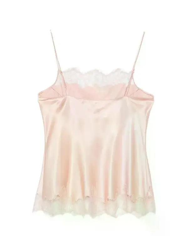 Carine Gilson Straight Neckline Lace Camisole