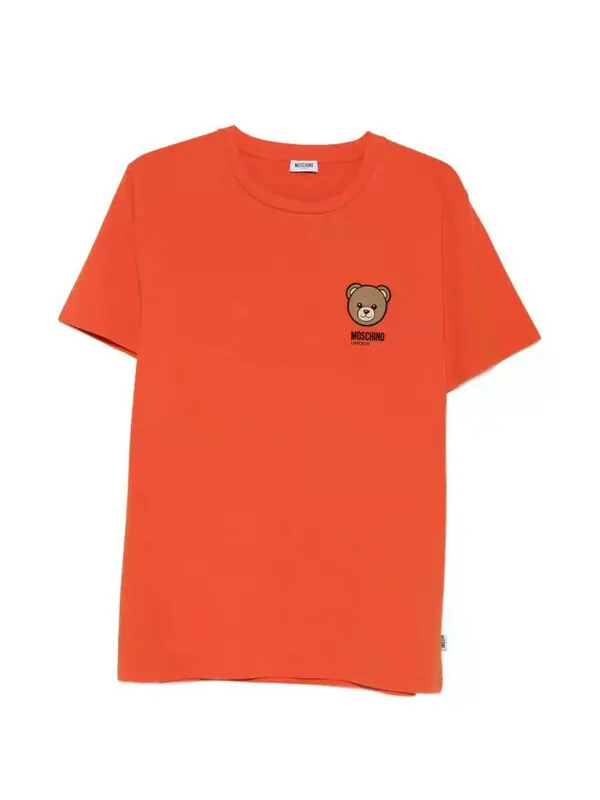Moschino Teddy-graphic T-shirt - Orange