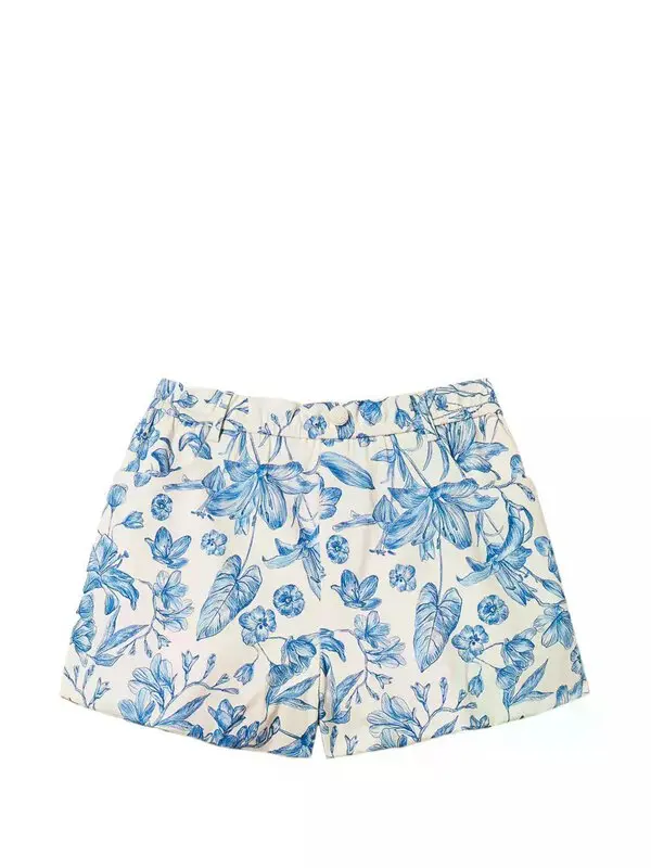 TWINSET Floral Print Shorts