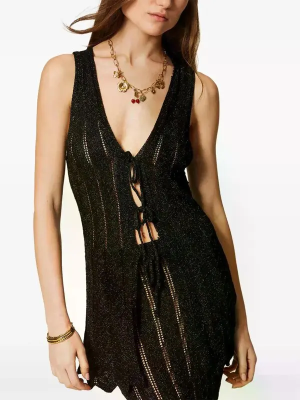 TWINSET Knitted V-neck Vest