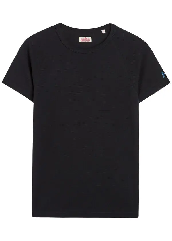 STRETCH FRAISE Ribbed Stretch-cotton T-shirt
