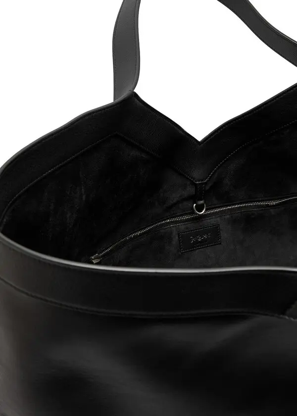 Saint Laurent Y Maxi Leather Tote Bag