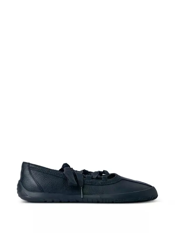 Camper Peu Path+ Lace-up Ballet Flats - Black