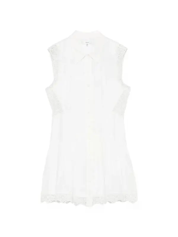 FRAME Embroidered Mini Dress
