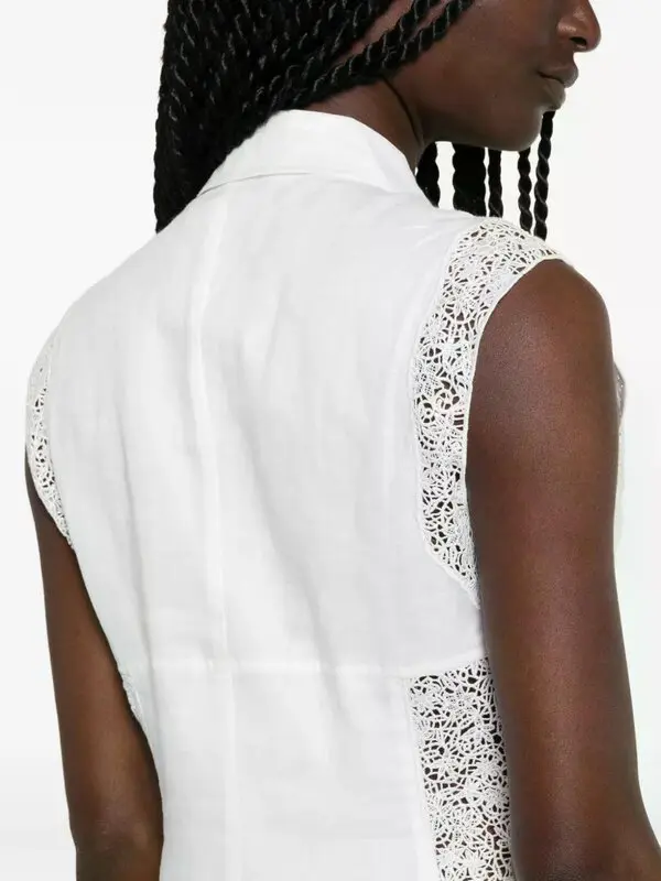 FRAME Embroidered Mini Dress