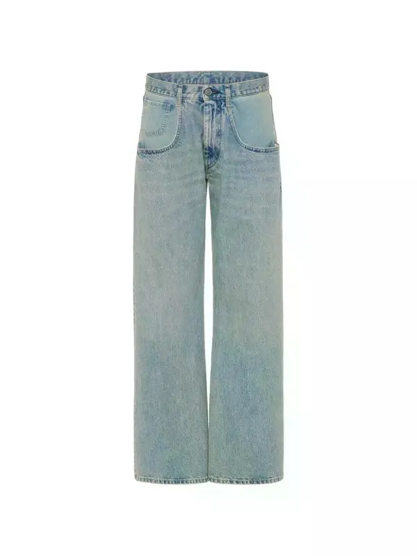 MAISON MARGIELA Wide-leg Jeans With Exaggerated Pockets
