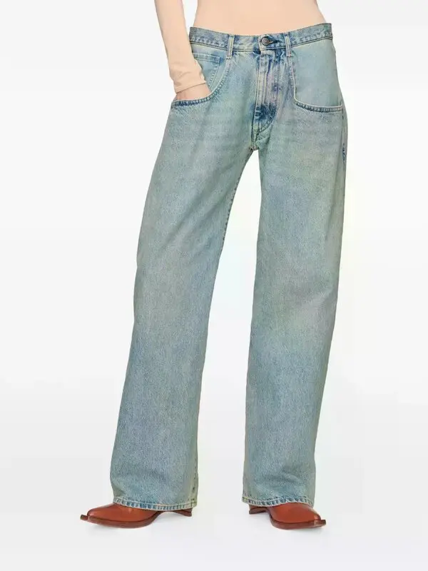 MAISON MARGIELA Wide-leg Jeans With Exaggerated Pockets