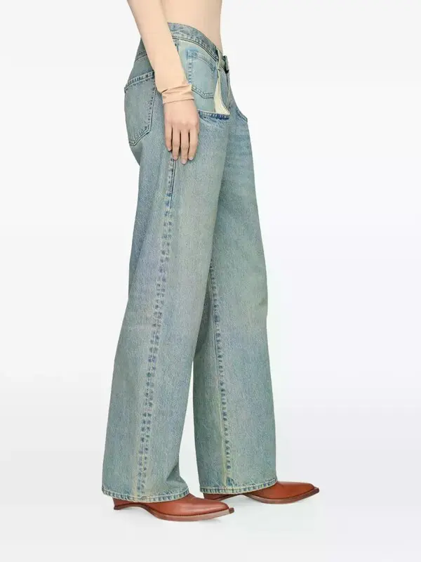 MAISON MARGIELA Wide-leg Jeans With Exaggerated Pockets