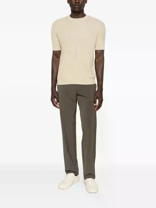 Emporio Armani Creased-front Trousers