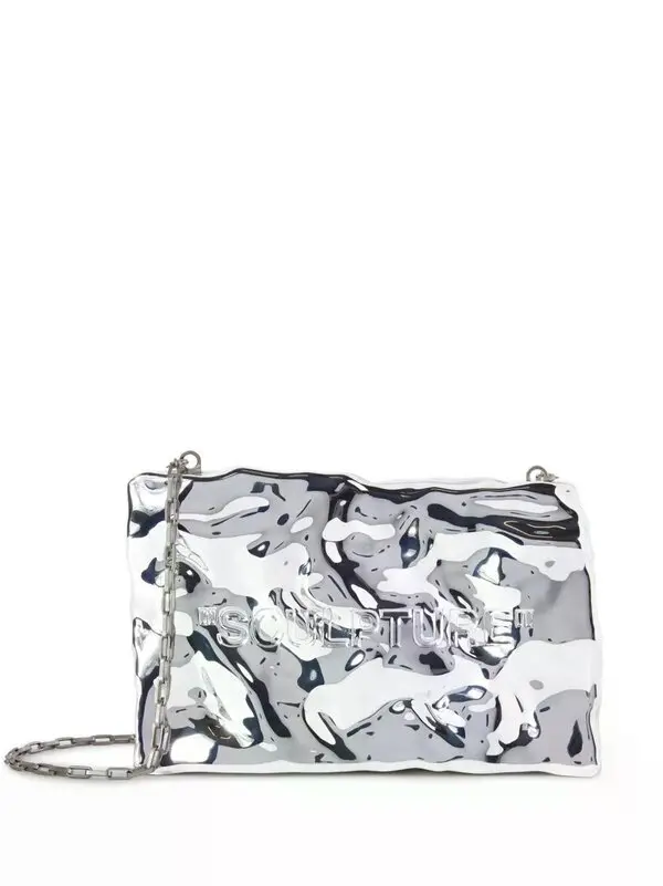 Off-White Sculpture Crushed Clutch