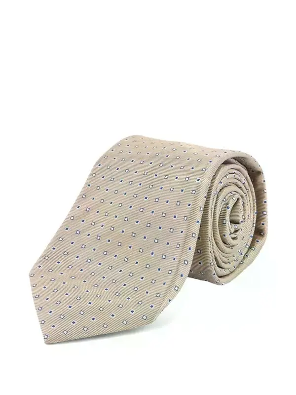Kiton Geometric-pattern Neck Tie