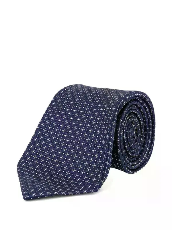 Kiton Geometric-pattern Neck Tie