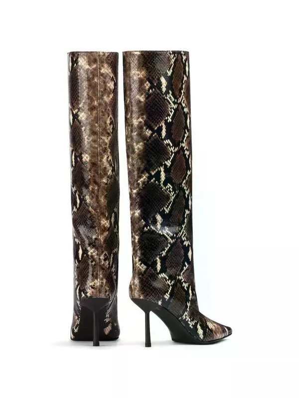 LE SILLA Bella Python-print Boots