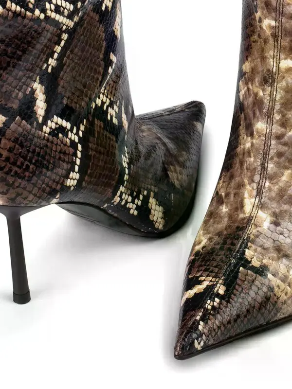 LE SILLA Bella Python-print Boots