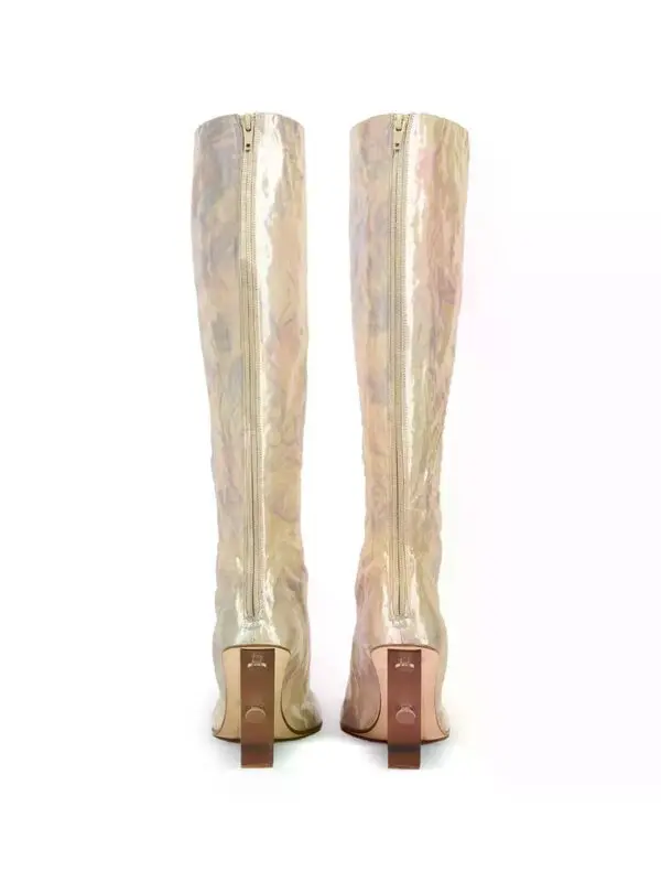 MAISON MARGIELA Tabi Pointed Toe Knee High Boots