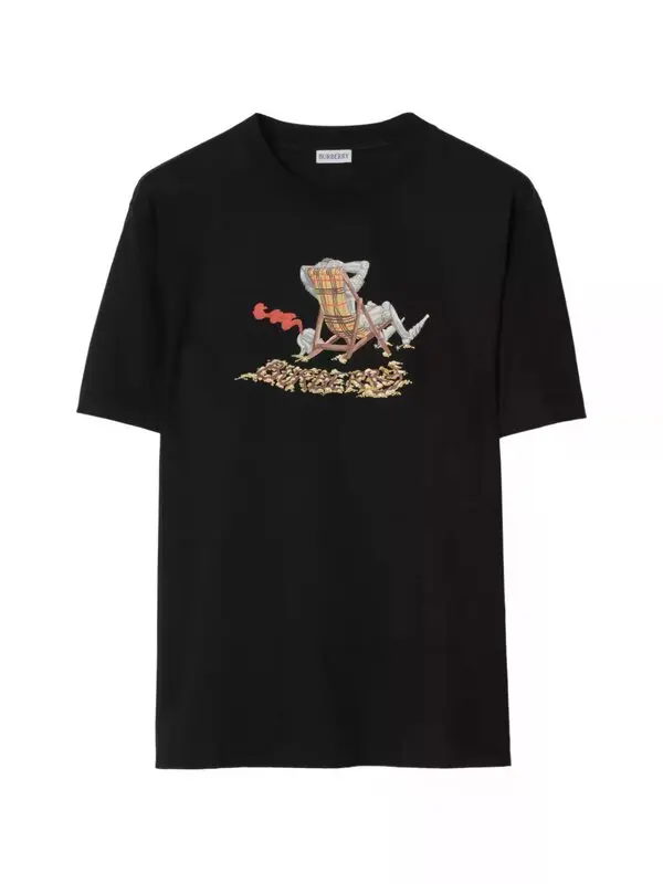 Burberry Beach Knight Cotton T-shirt