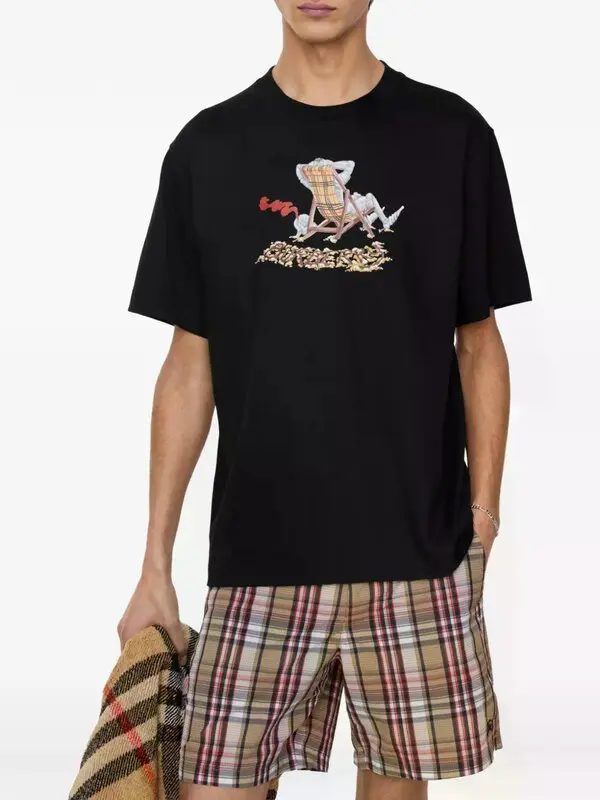 Burberry Beach Knight Cotton T-shirt