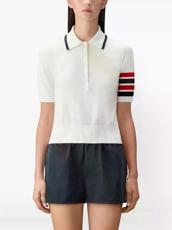 Thom Browne Hector Intarsia Polo