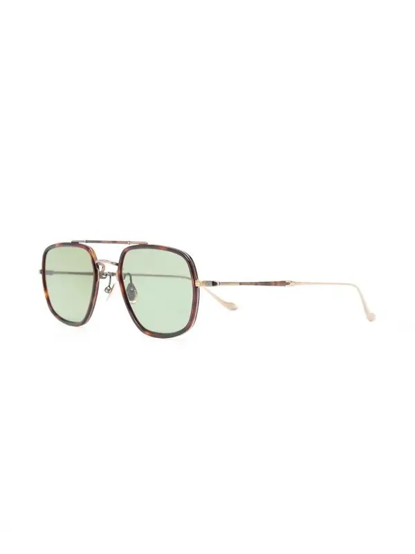 Matsuda Tortoiseshell-effect Pilot Sunglasses