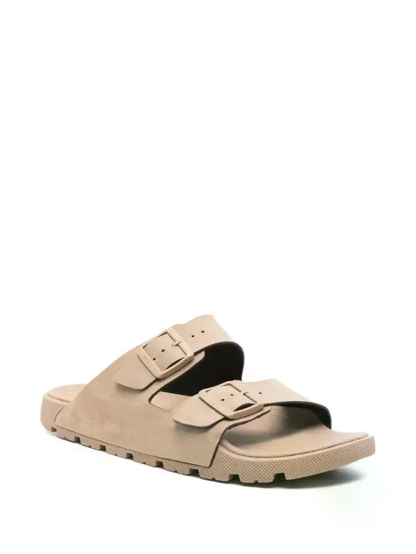 BOSS Buckle Strap Sandals - Neutrals