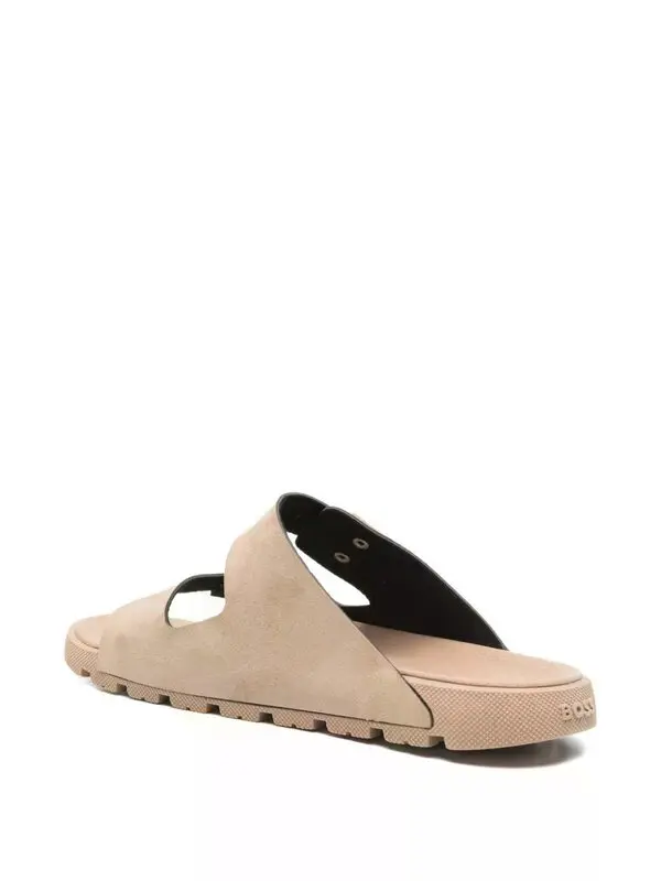 BOSS Buckle Strap Sandals - Neutrals