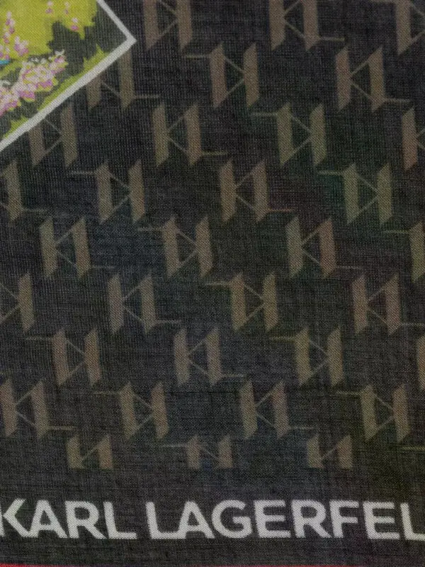 Karl Lagerfeld Monogram Scarf
