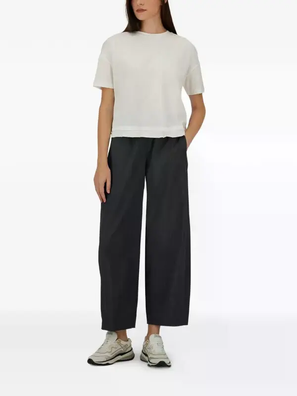 Herno Elasticated-waist Cropped Trousers