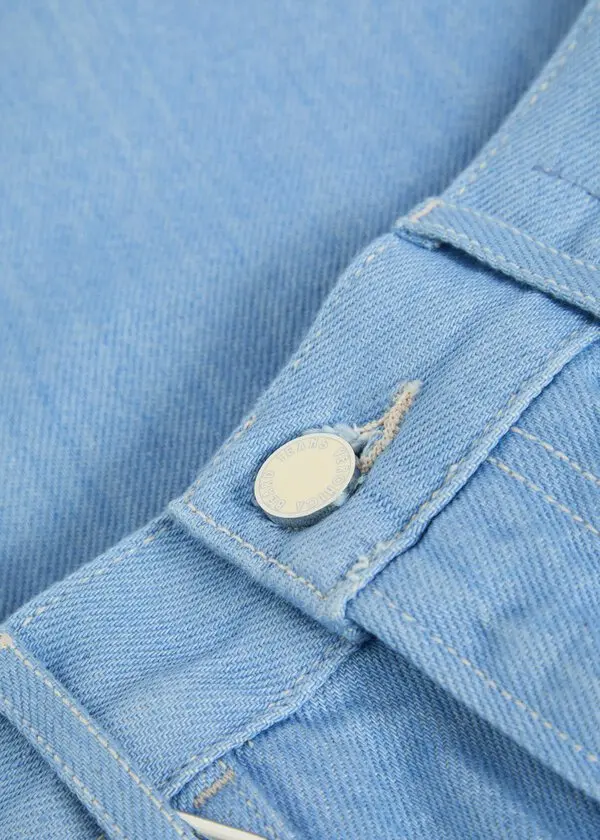 Veronica Beard Crosbie Wide-leg Jeans - Light Blue